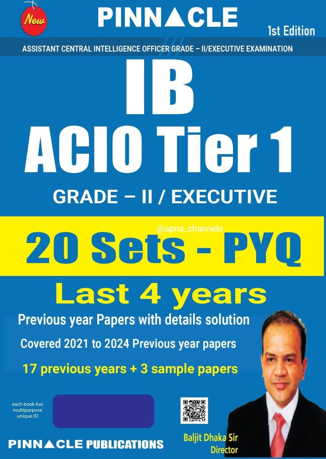 Pinnacle IB ACIO Tier-1 Grade-2 Executive 20 PYQ Sets – 2025 PDF ...